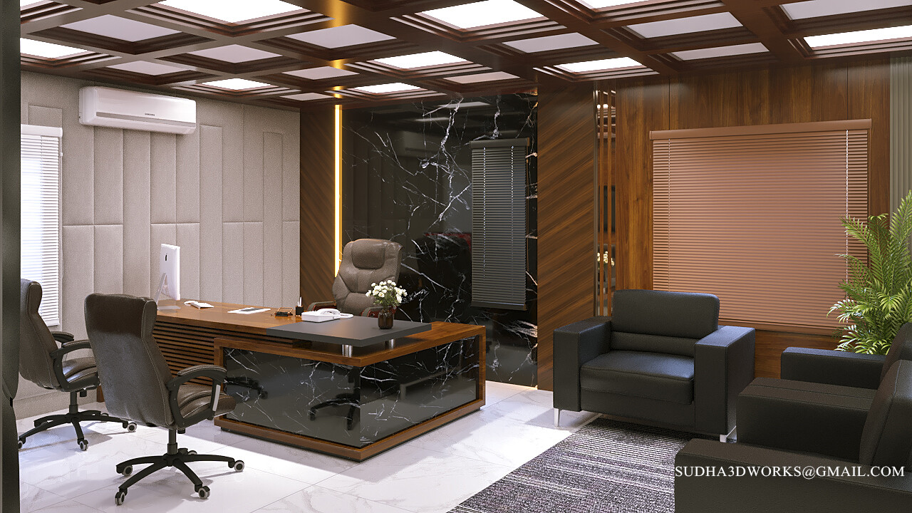 ArtStation - Interior Office Room Design