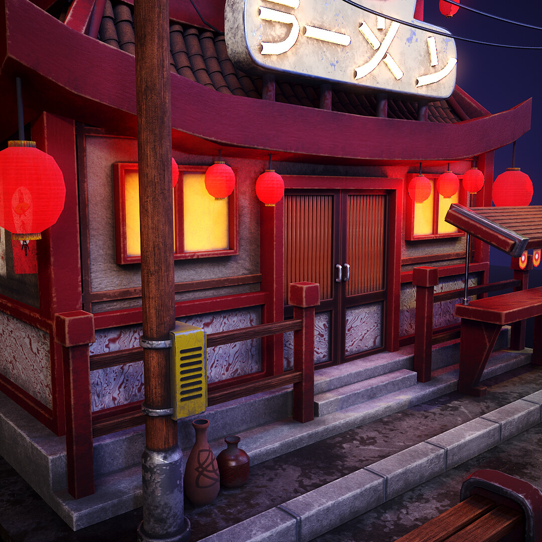 ArtStation - Japanese-style cafe