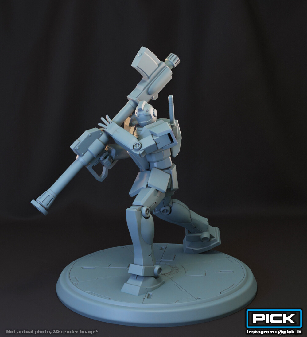 Pierrick LE TEXIER - 11/ RGM-79 GM 380mm Rocket Launcher ver. / 3D ...