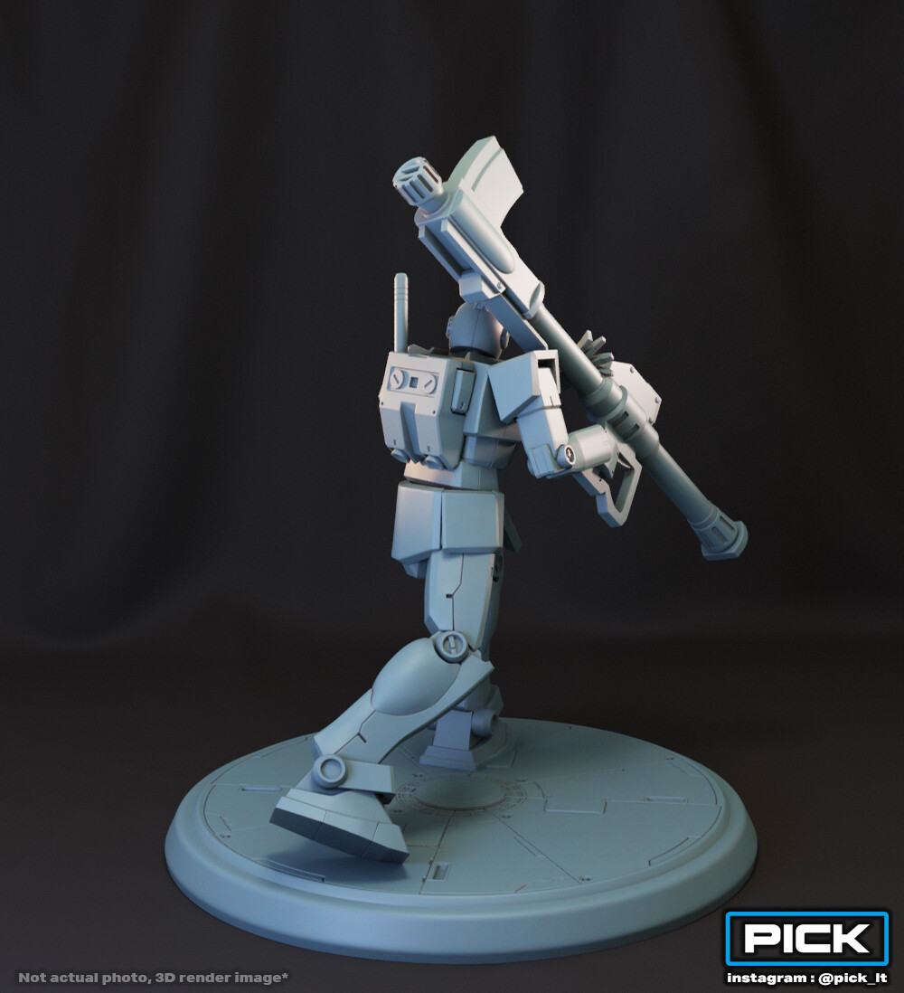 Pierrick LE TEXIER - 11/ RGM-79 GM 380mm Rocket Launcher ver. / 3D ...