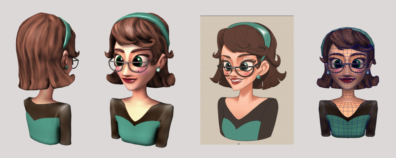 ArtStation - Game characters (low and high poly)