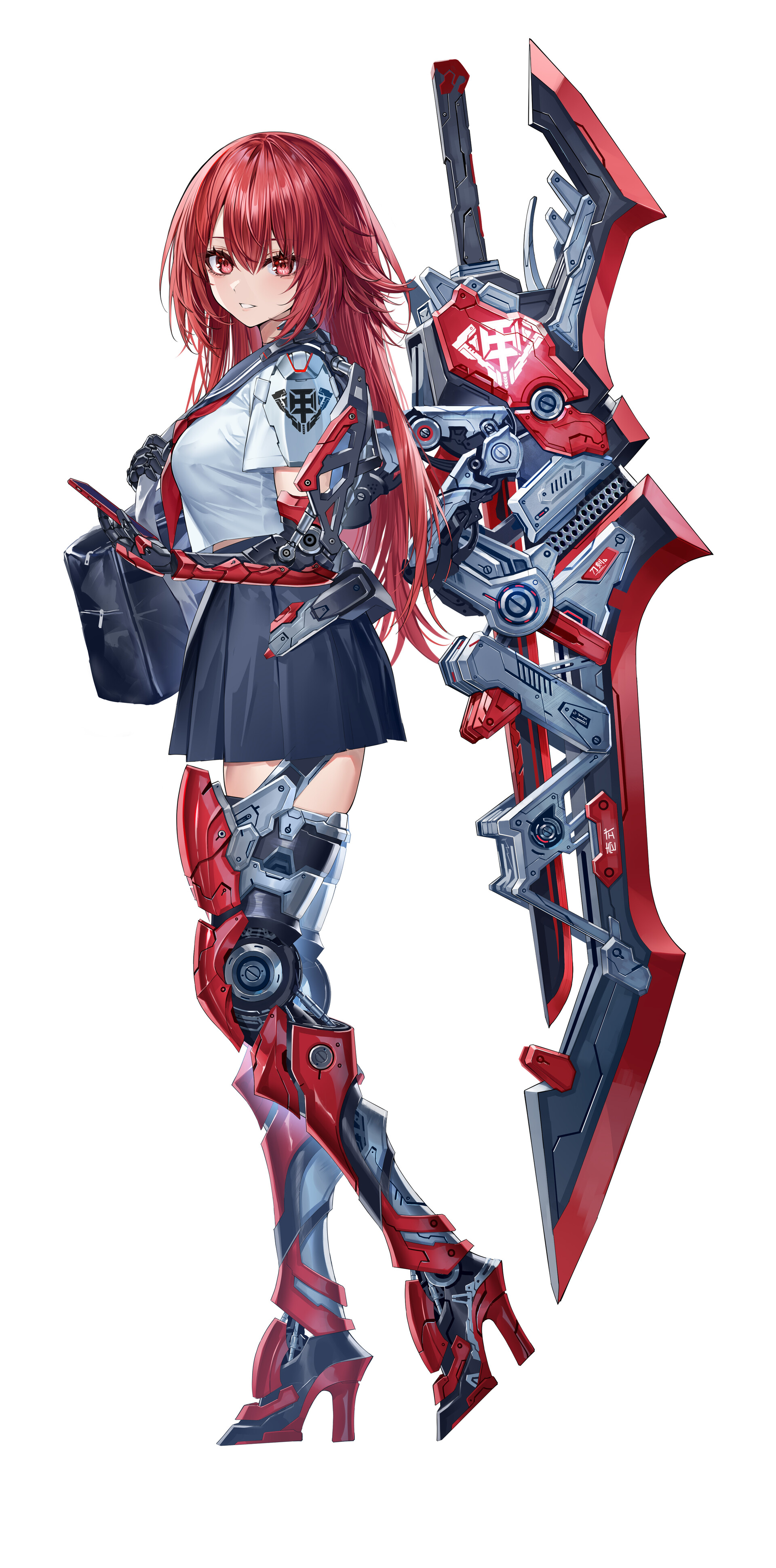 ArtStation - Armed High School Girl