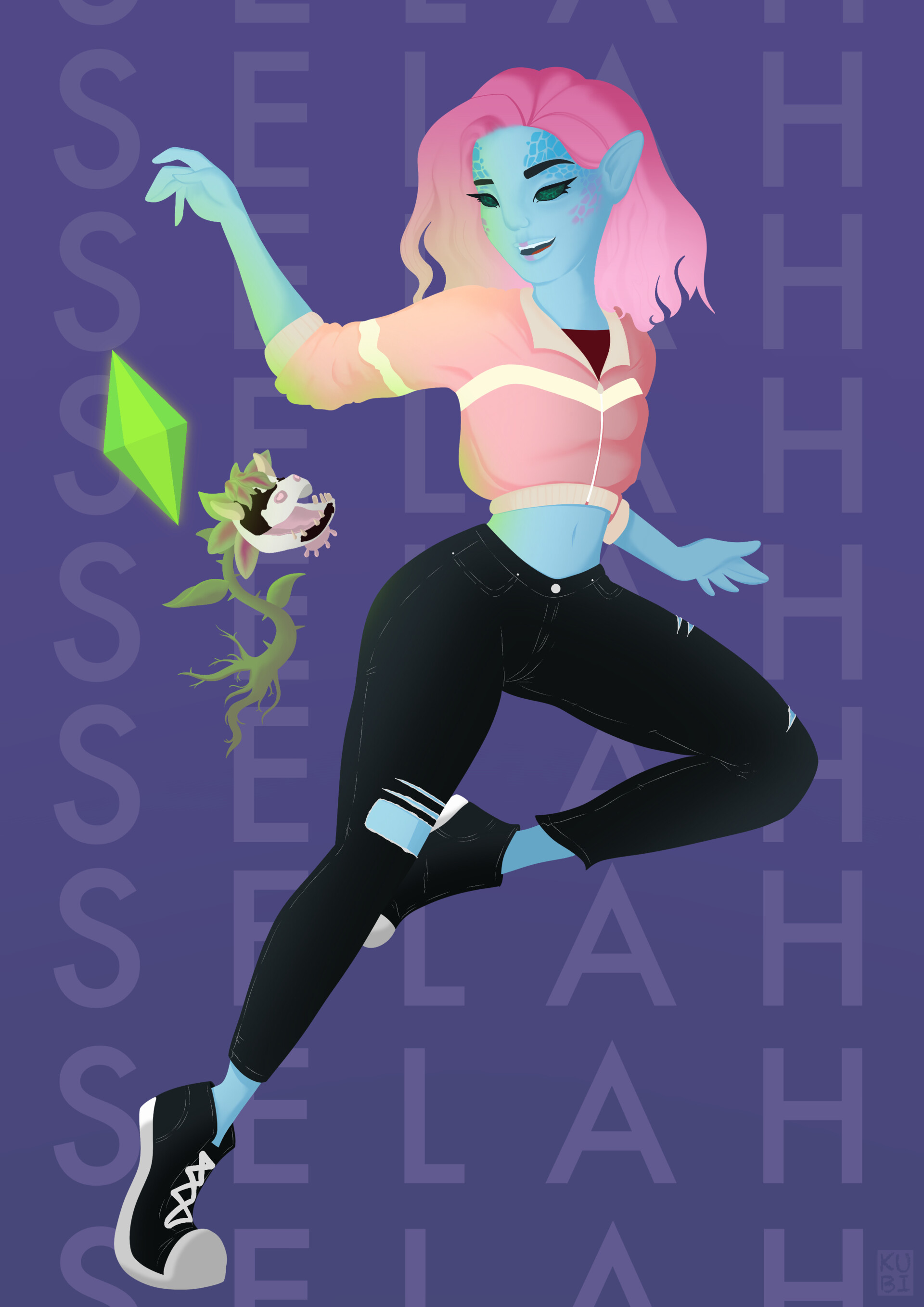 ArtStation - Alien female character design