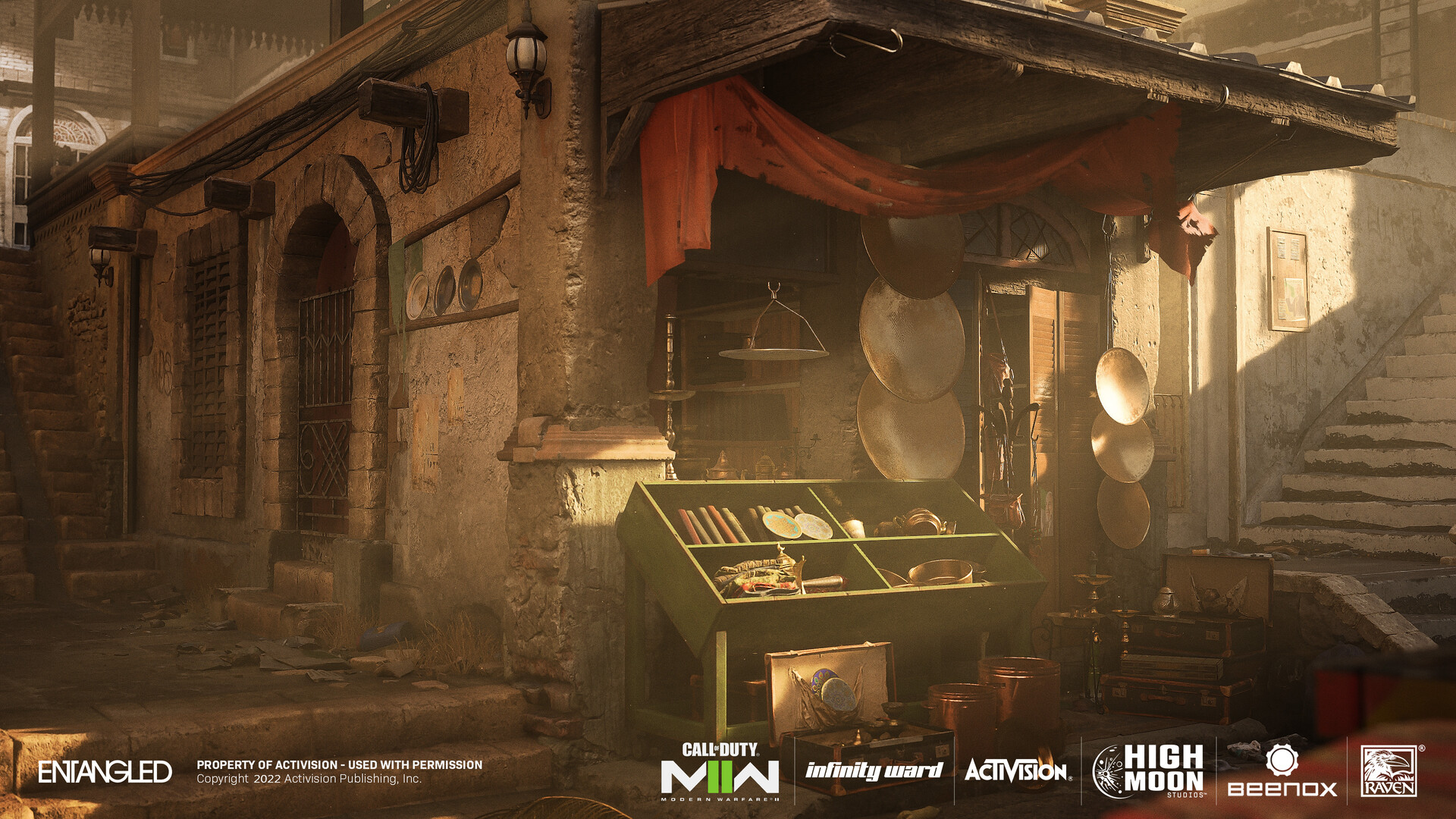 ENTANGLED Studio - In-game Level Art for Call of Duty MW2