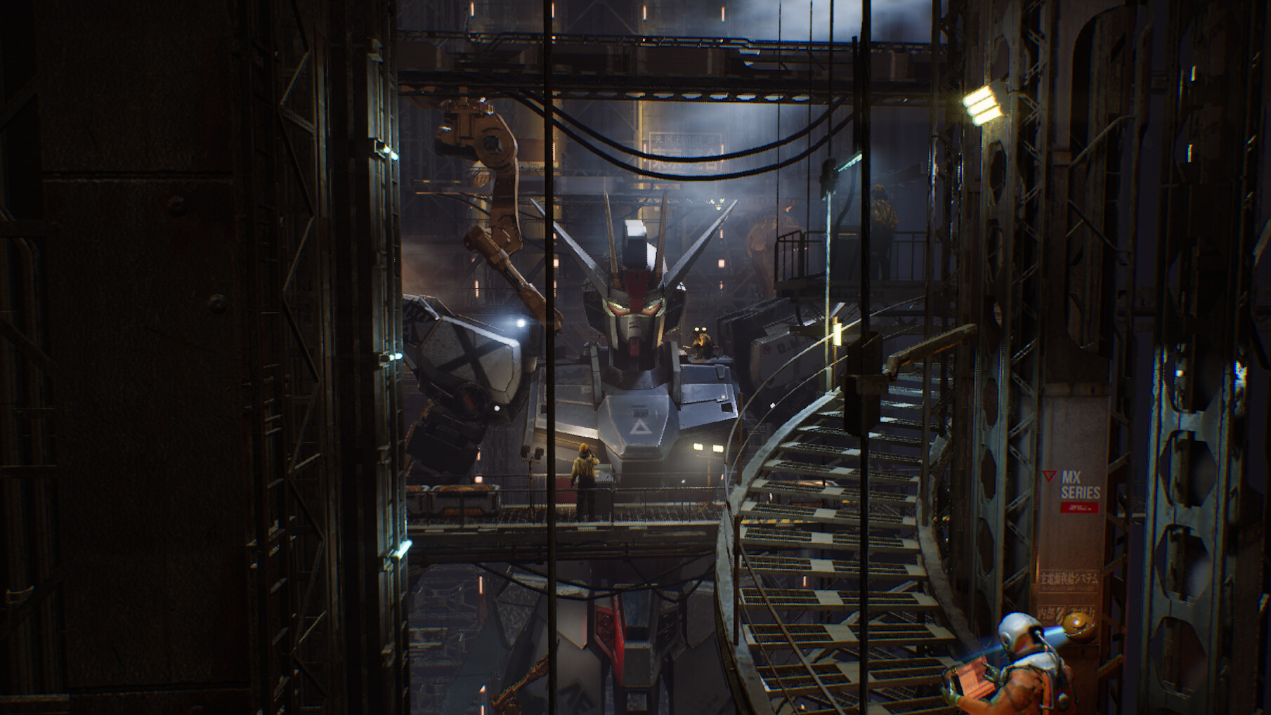 ArtStation - Gundam hangar bay