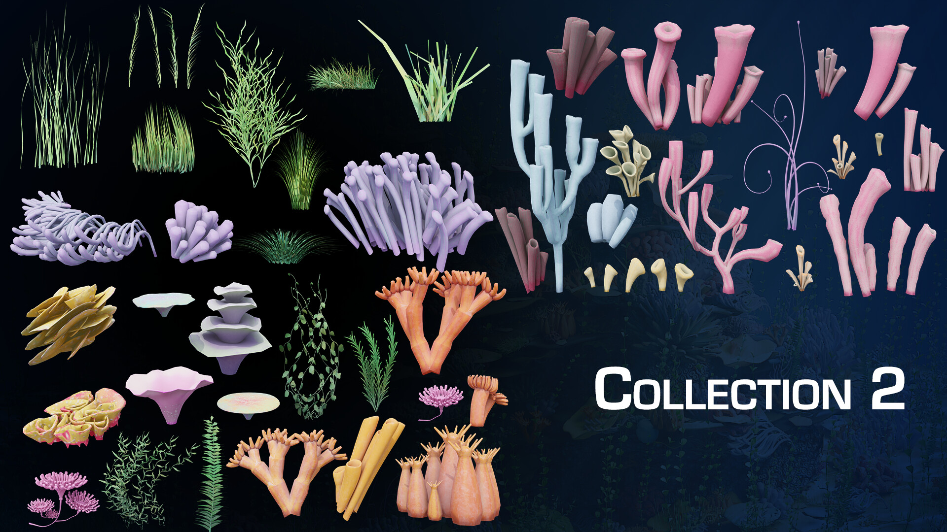 3D Tudor - Blender Sea Coral Reef Geometry Node with Water Shader Setup