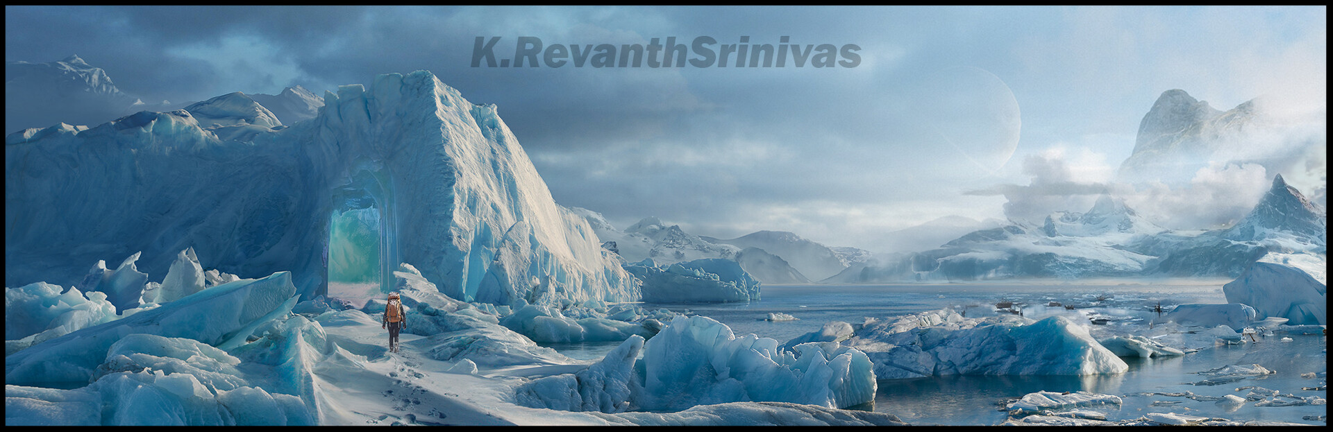 ArtStation - Snow Matte Painting Landscape