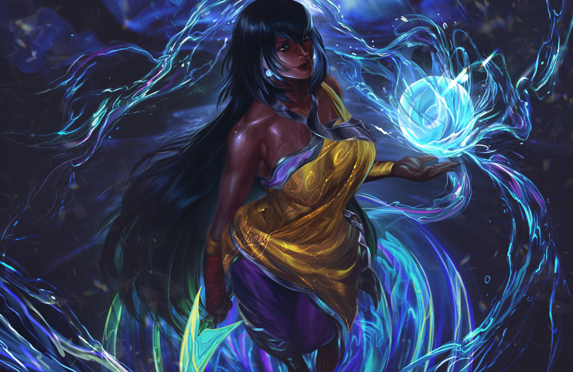 ArtStation - Nilah - league of legends fan art
