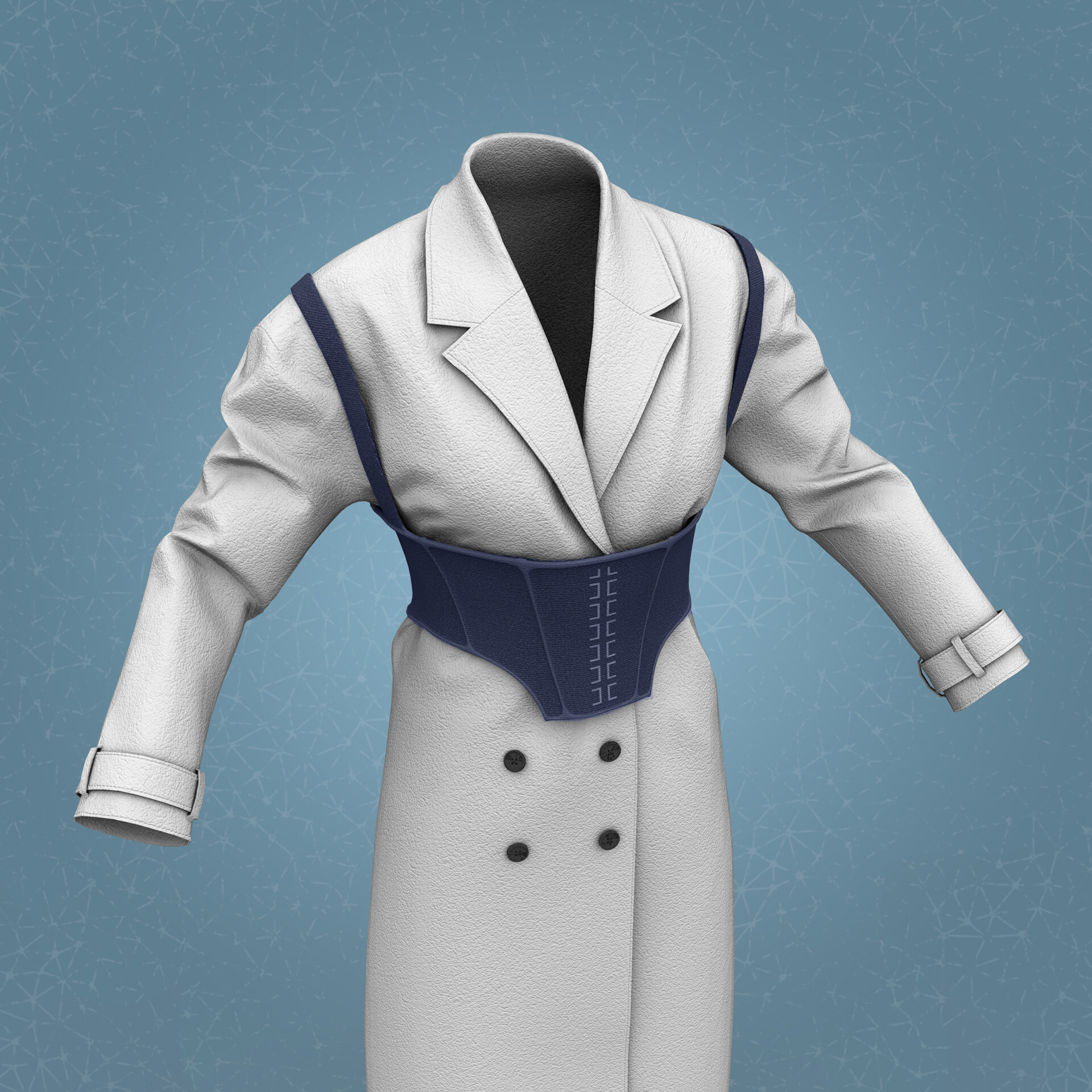 ArtStation - Women's coat