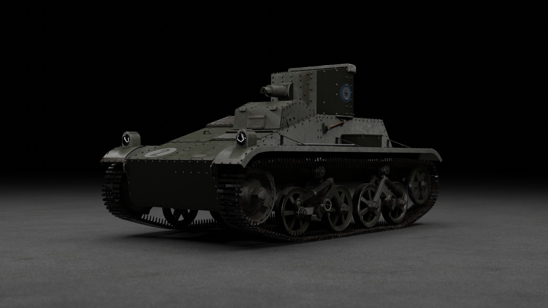 ArtStation - Vickers Model 1934 Argentina