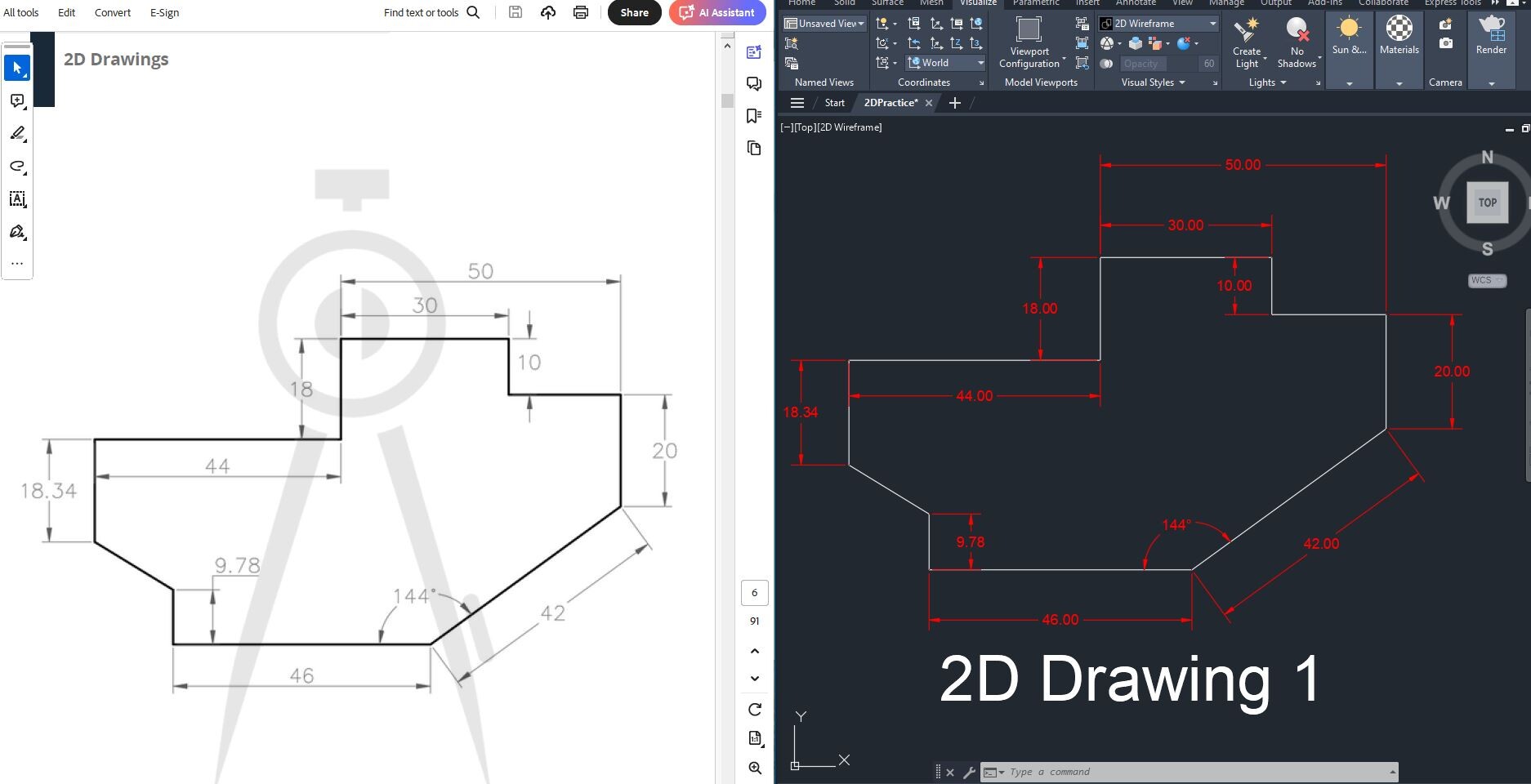 ArtStation - AutoCAD Initial Practice
