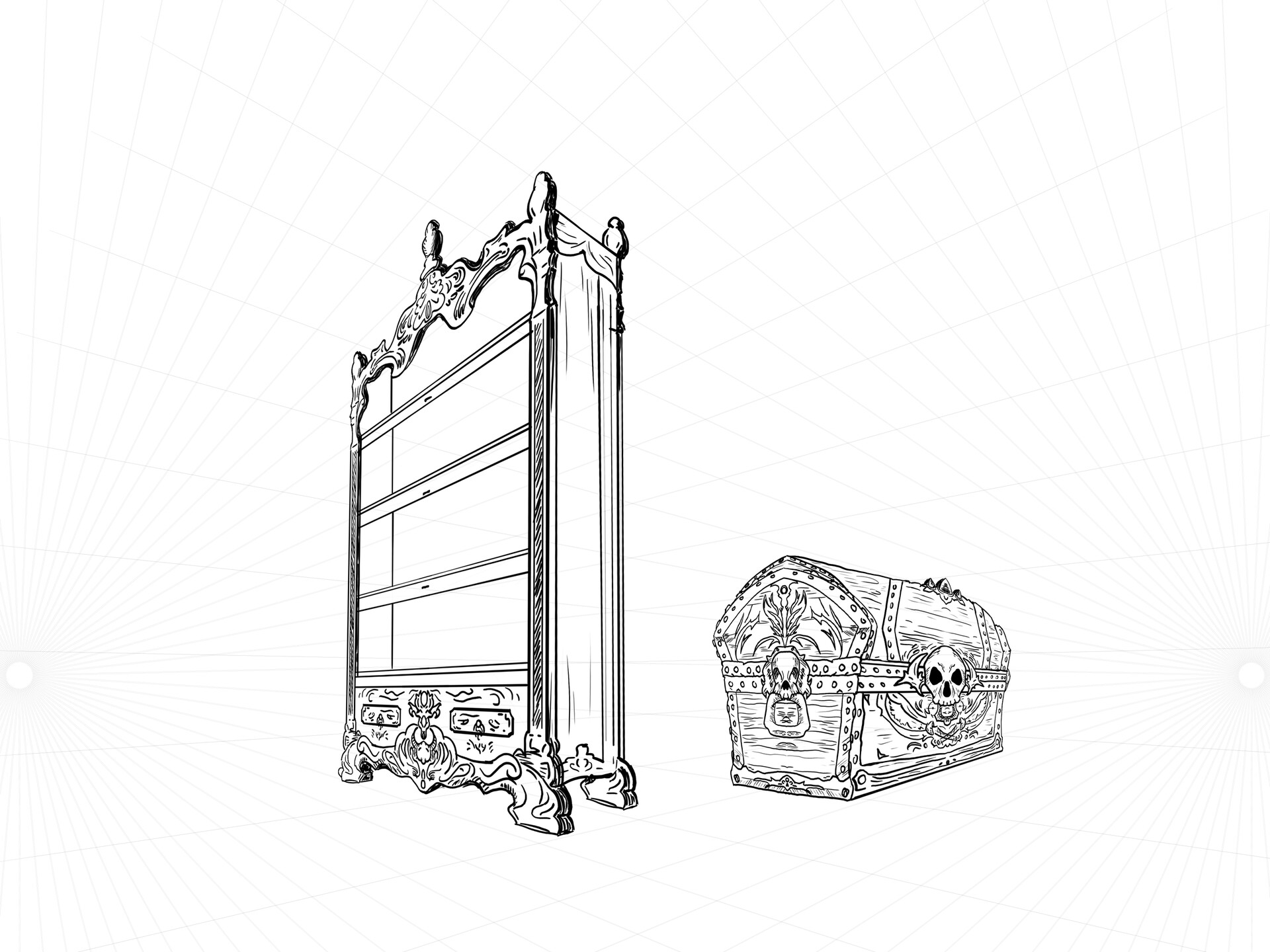 ArtStation - Two-point props