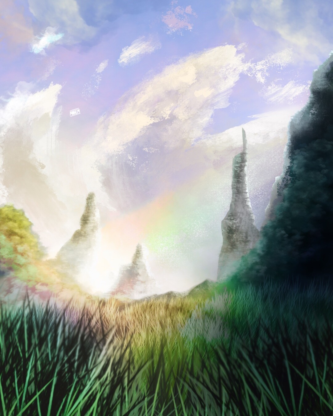 ArtStation - Colorful nature