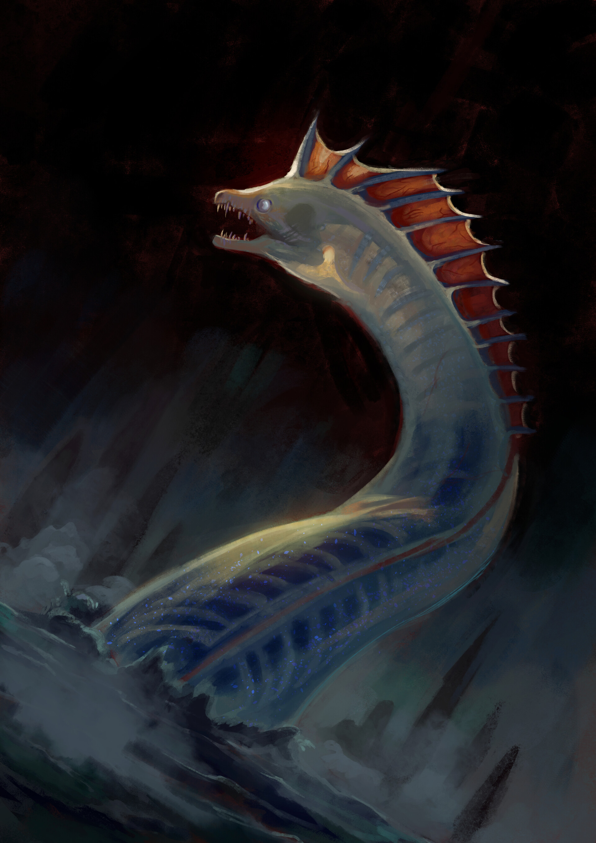 ArtStation - Giant Cave Eel