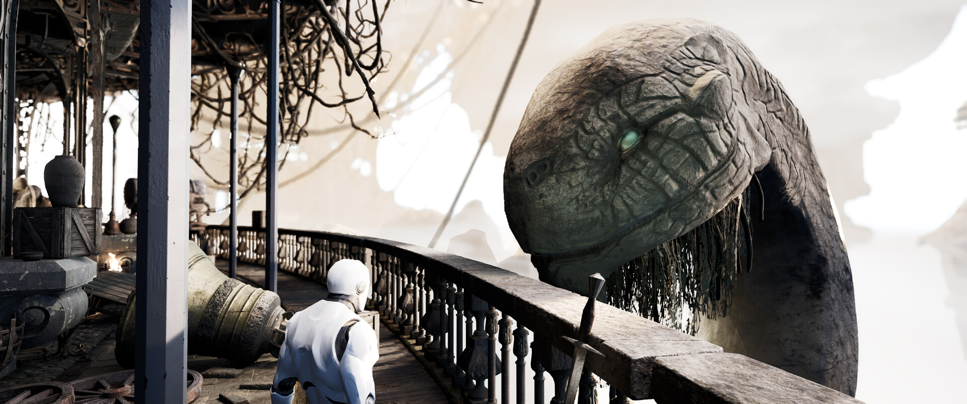 GH Jang - Ruined corridor