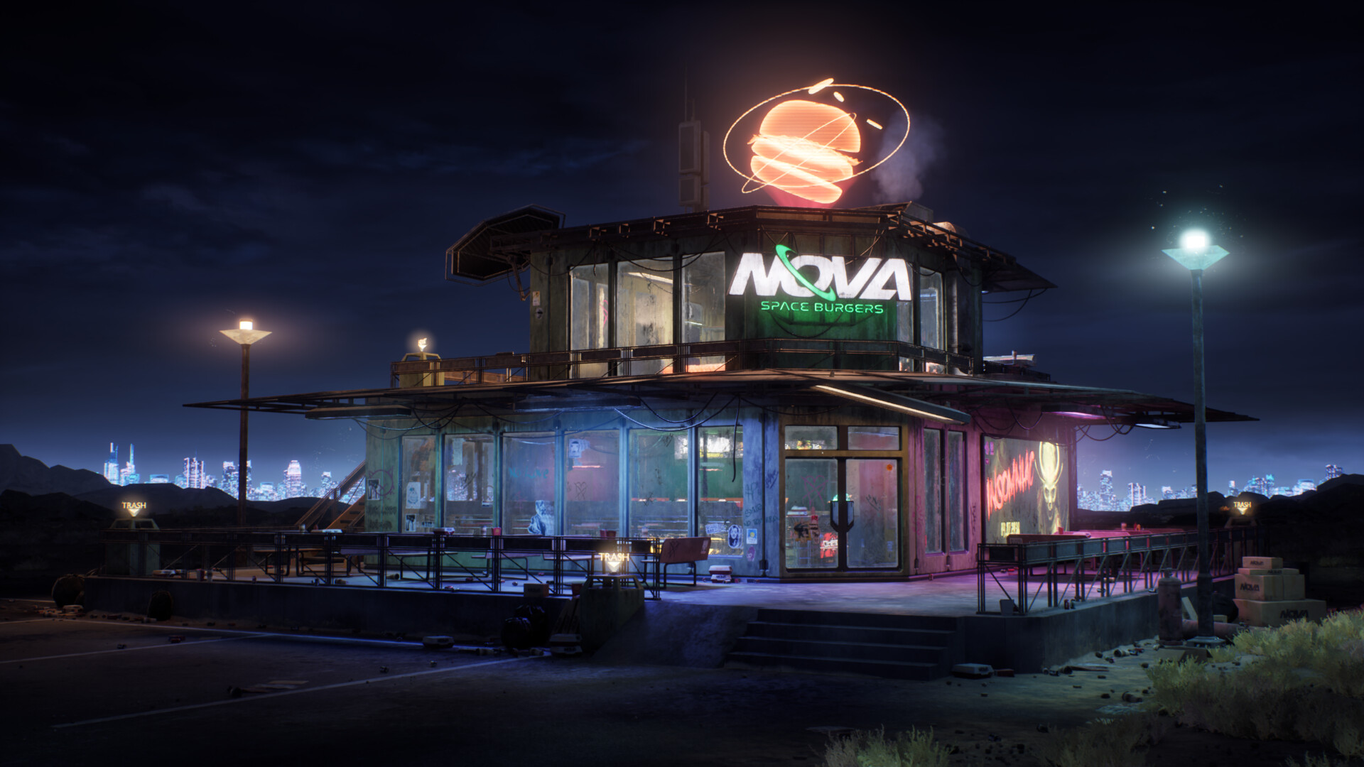 ArtStation - Nova Space Burgers - UE5