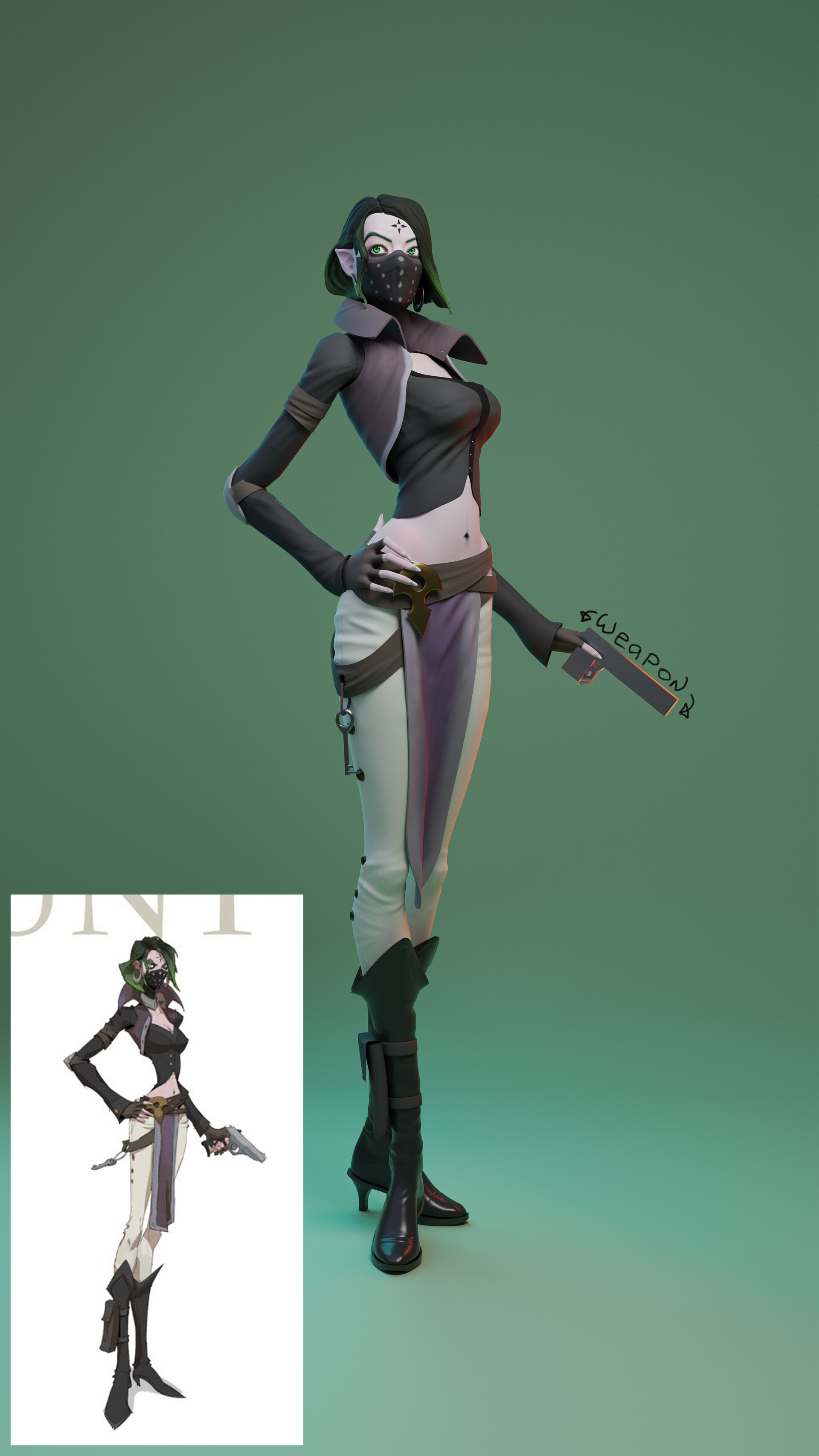 ArtStation - Challenge by Nikolay Naydenov. Grim Hunter
