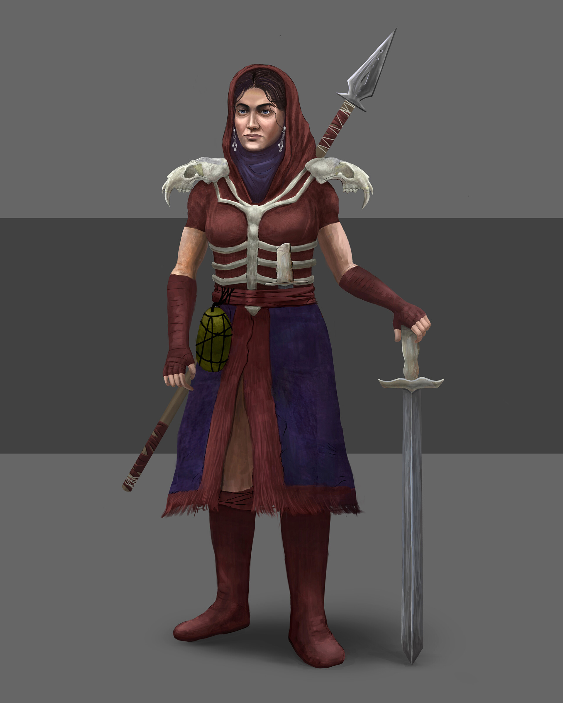 ArtStation - Tribal Queen