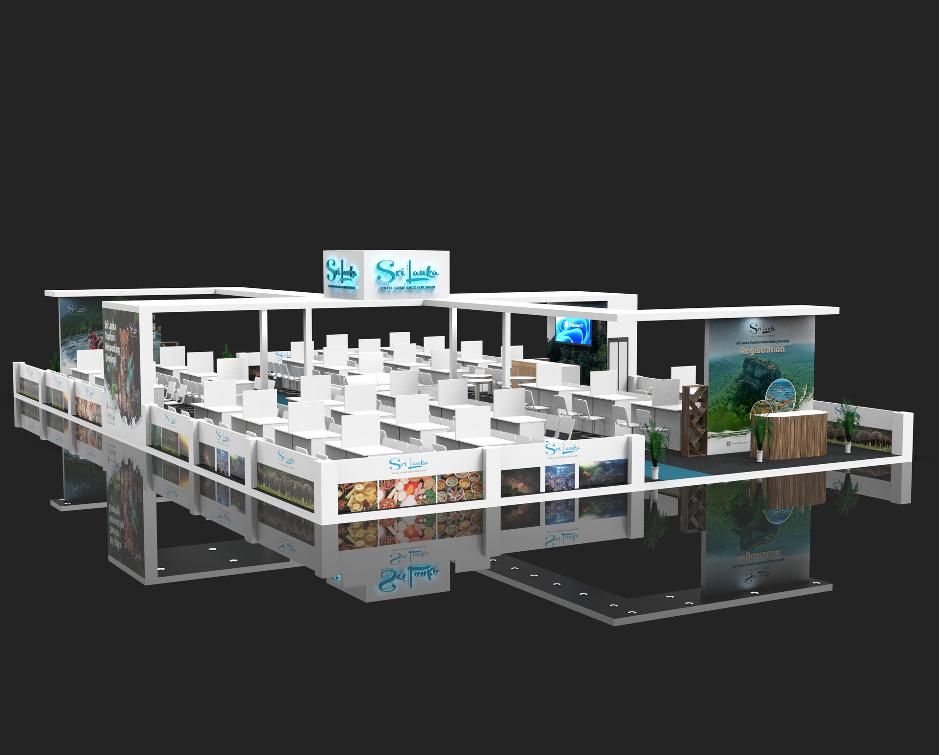 ArtStation - Event stall measurement desgin