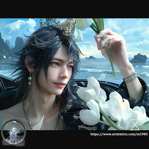 ArtStation - （最终幻想15）同人-04-by-(ruoxin zhang)