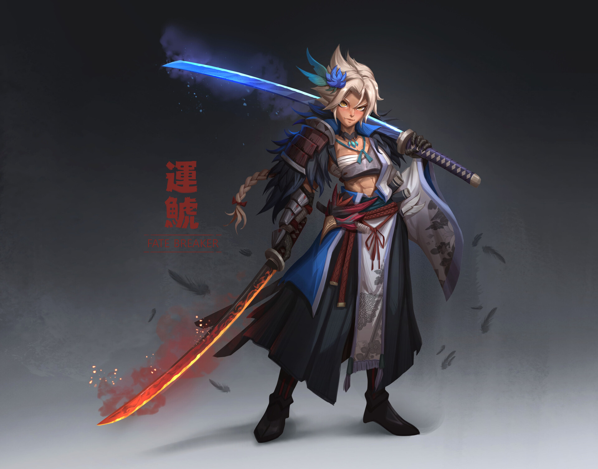 ArtStation - Elemental Samurai