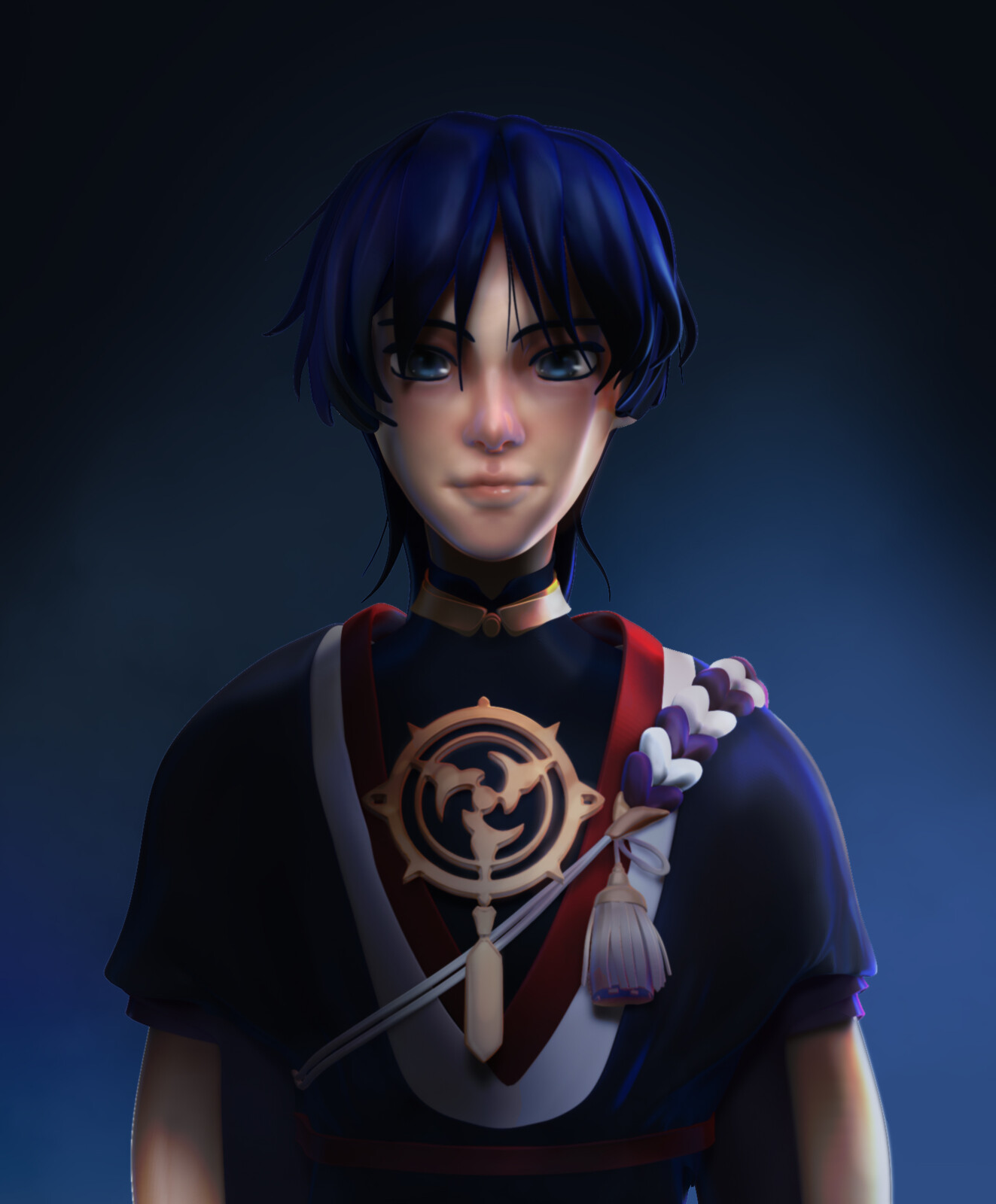 Najwa Boushaki - Scaramouche Portrait