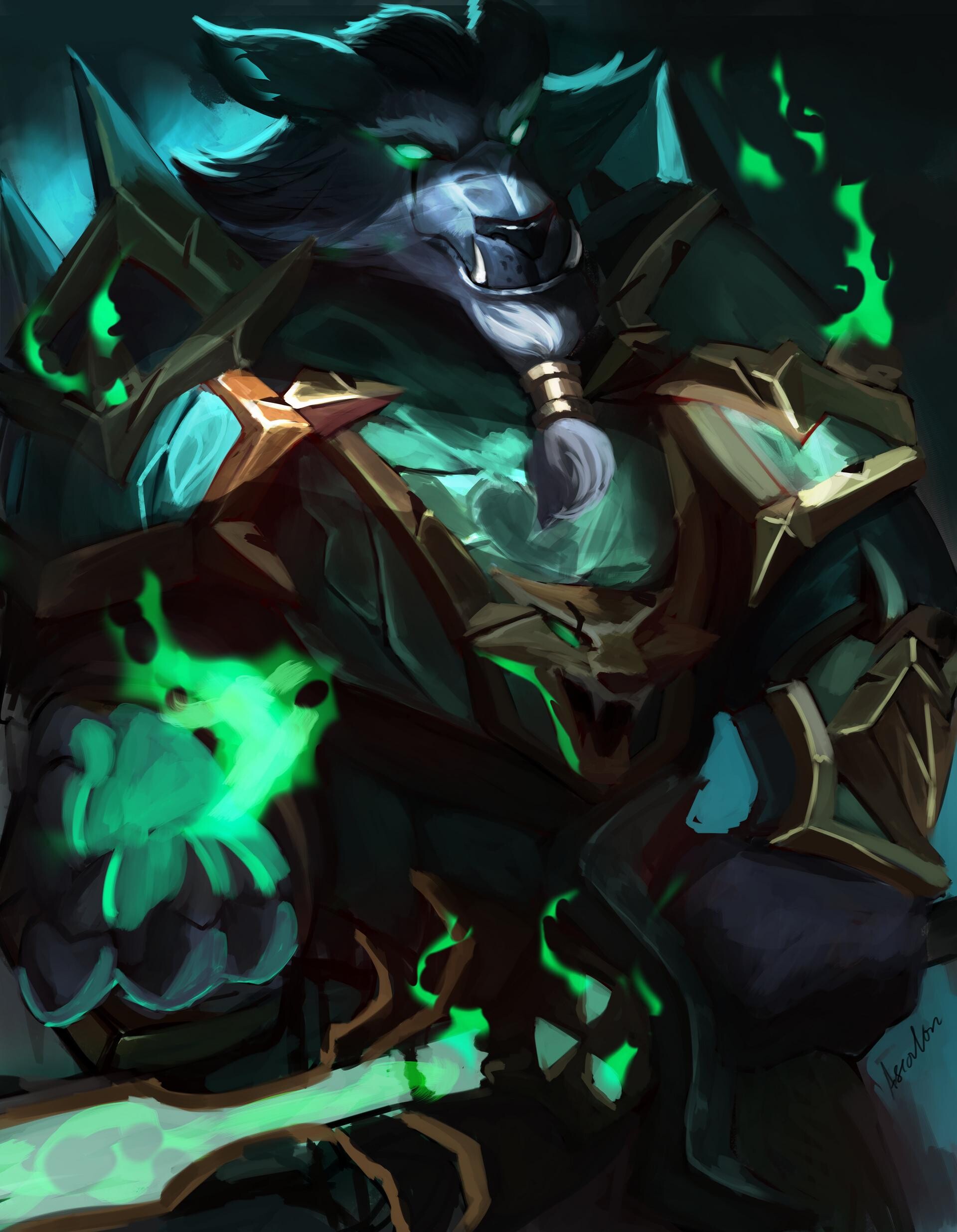 ArtStation - DeathKnight Worgen