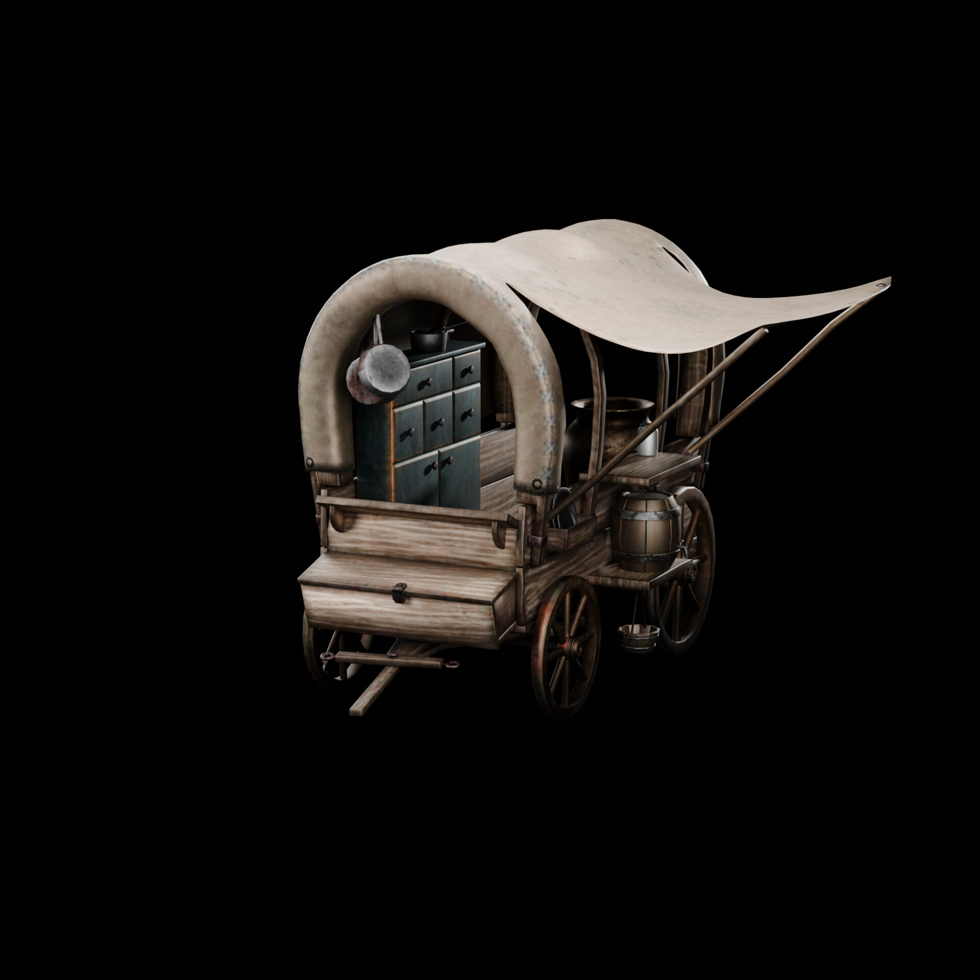 ArtStation - Stylized cart