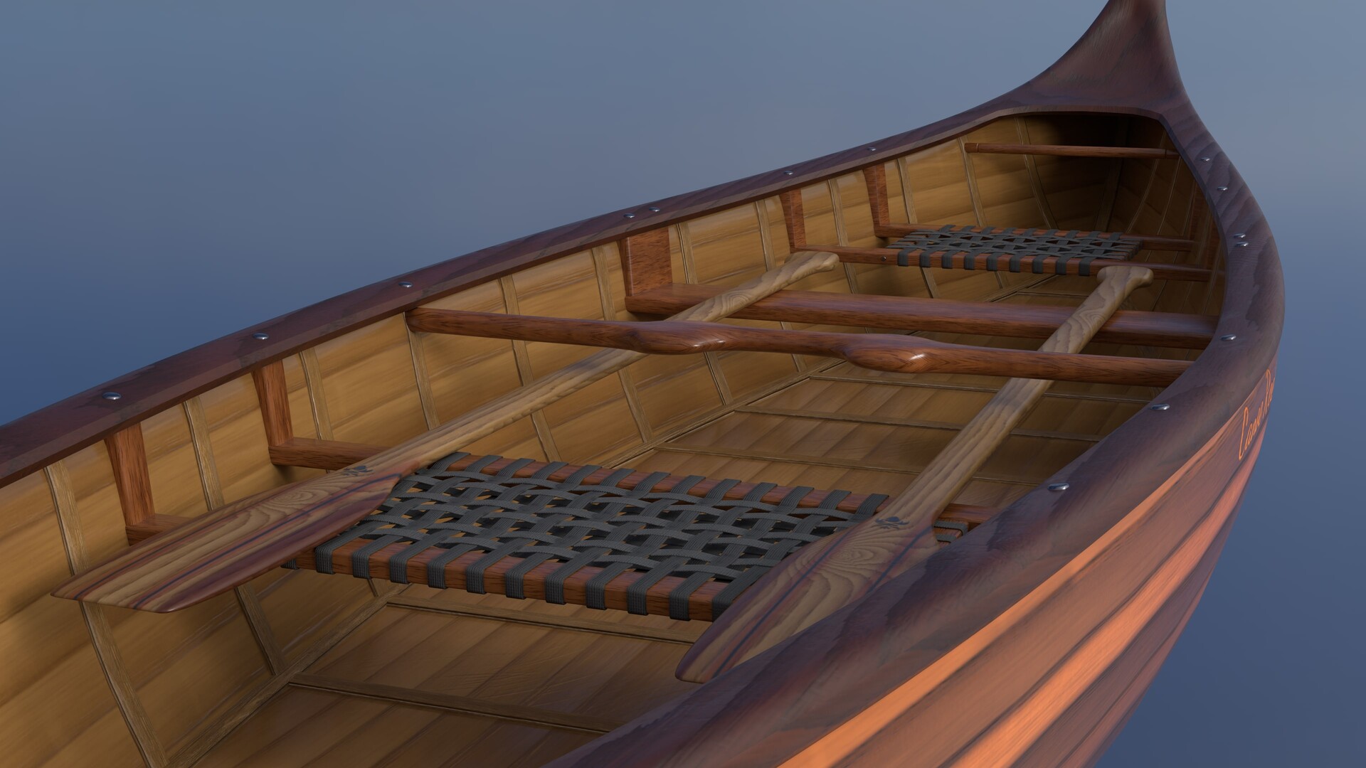 OuterSpaceSimon - "Canoe Reeves" Canoe 3D Model