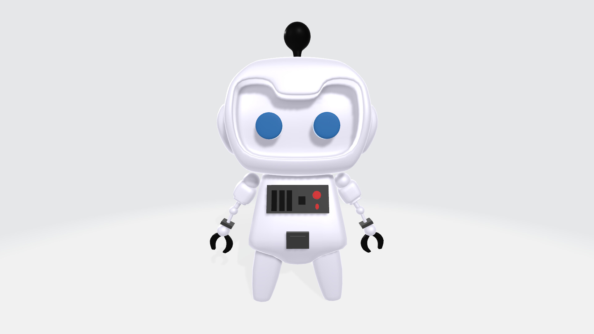 ArtStation - Cartoon Robot 3D Model