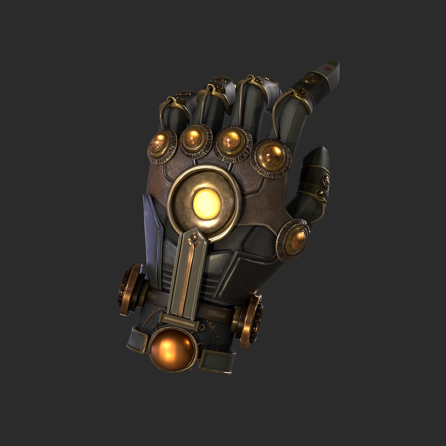 ArtStation - Steampunk glove