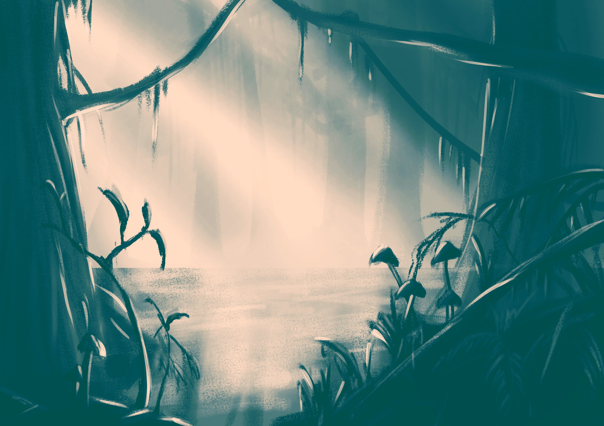 ArtStation - Swamp Concept