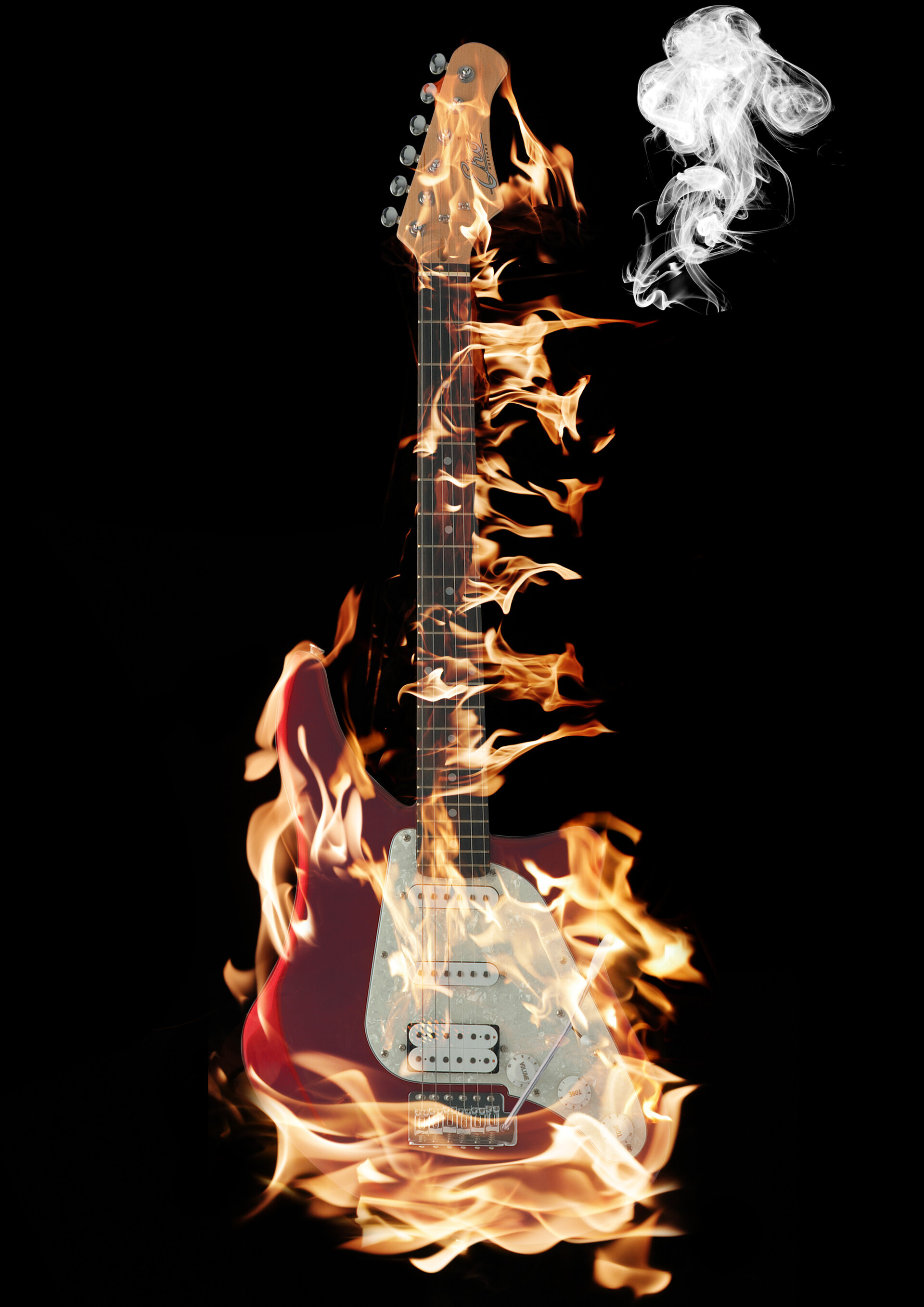 ArtStation - Collage - Fire Guitar