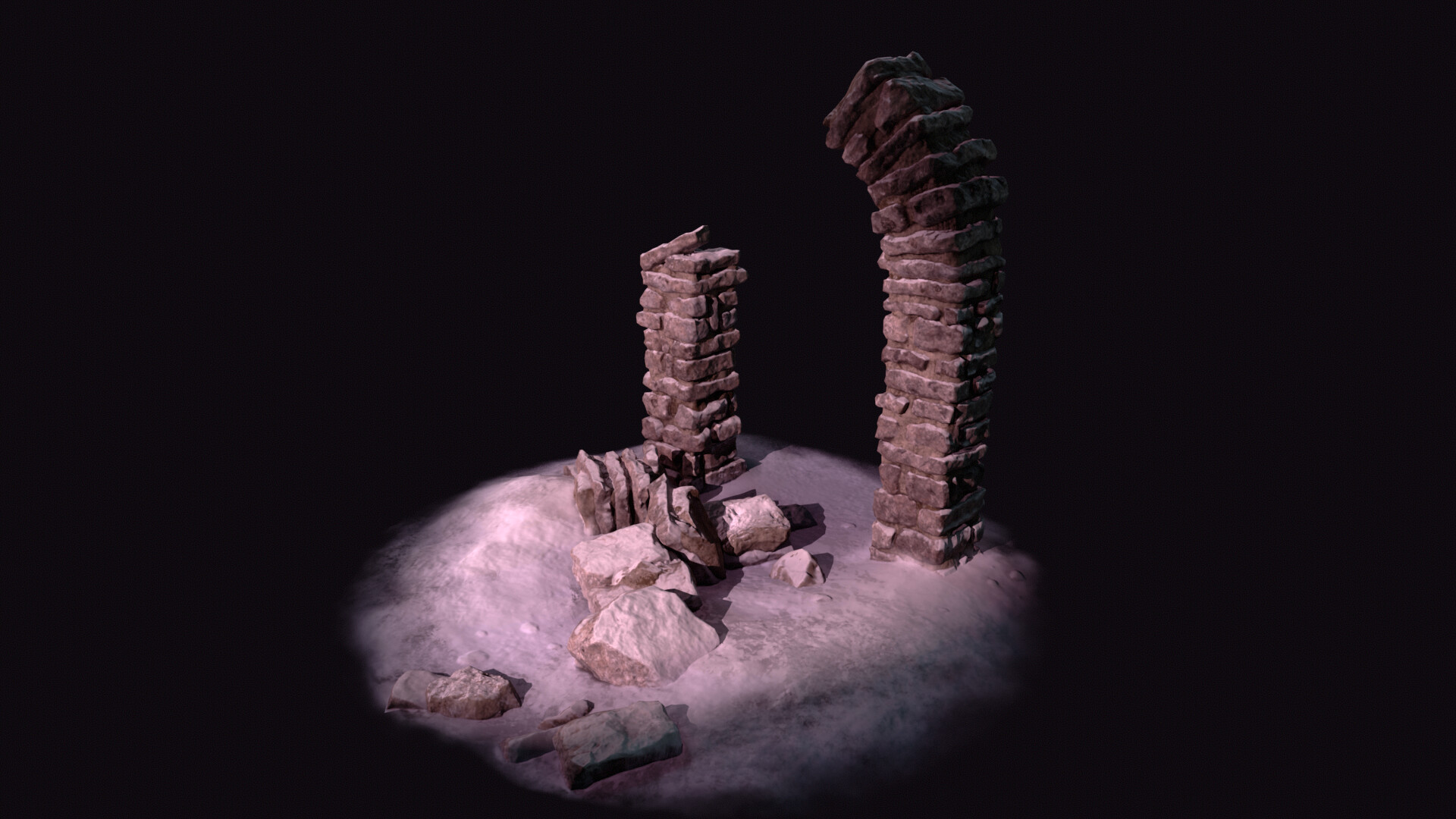 ArtStation - Ruined Column