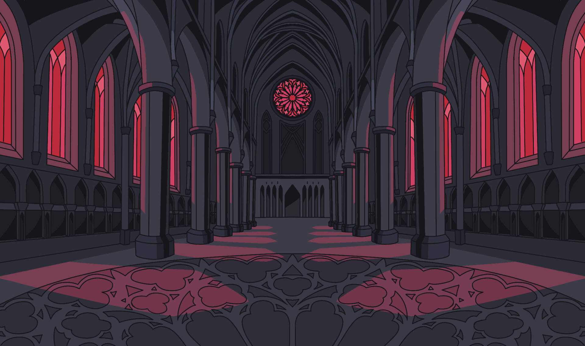 ArtStation - Stylized gothic cathedral