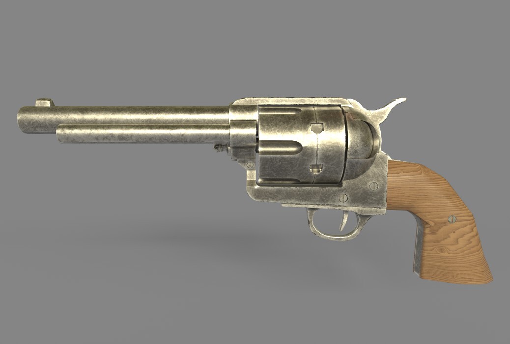 ArtStation - Colt army 1890's
