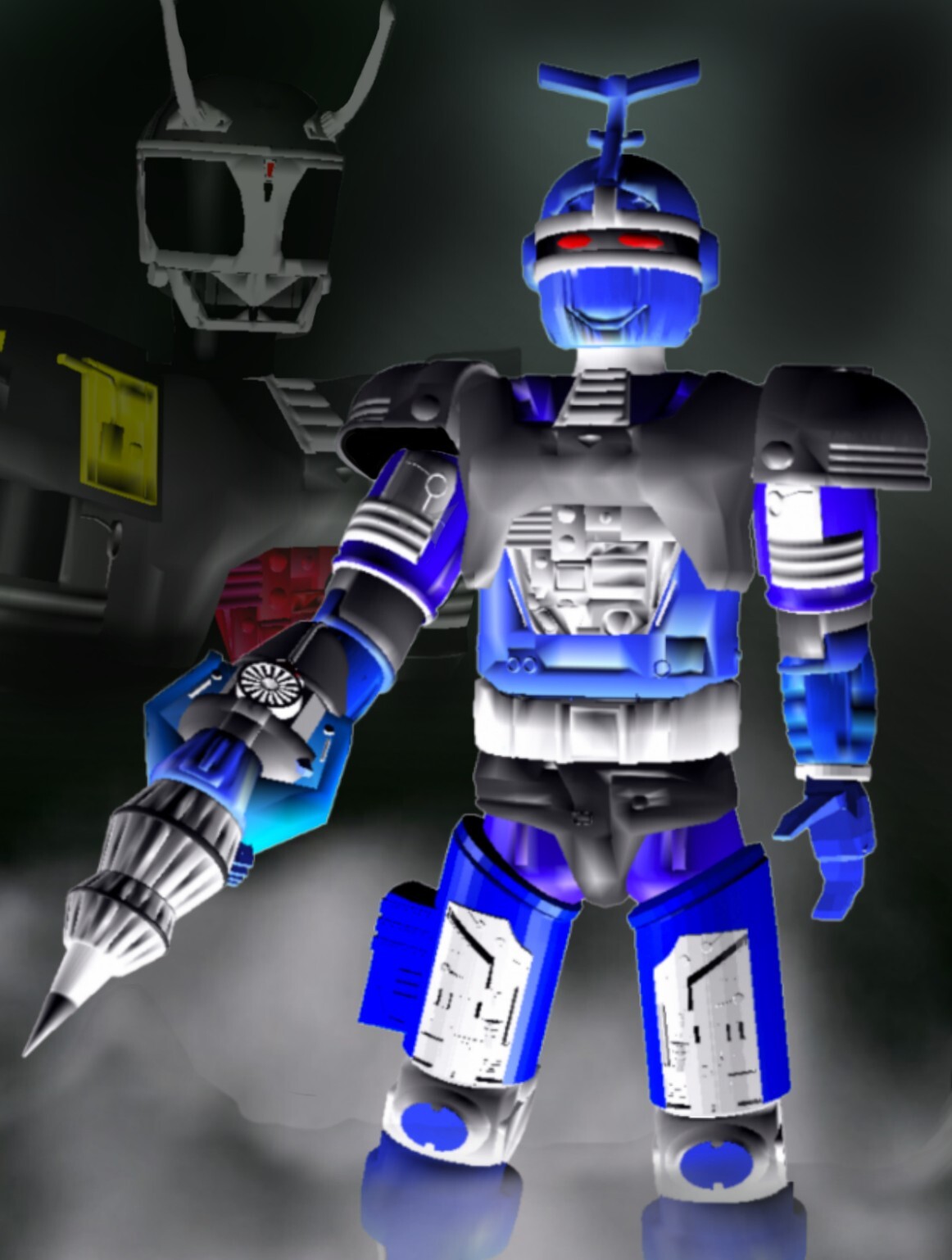 ArtStation - Blue Stinger Beetleborg