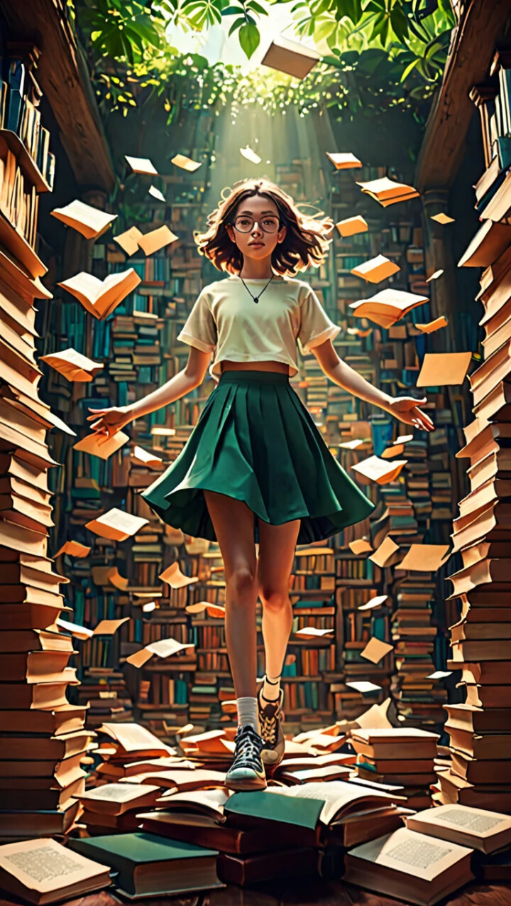 ArtStation - The magic in reading