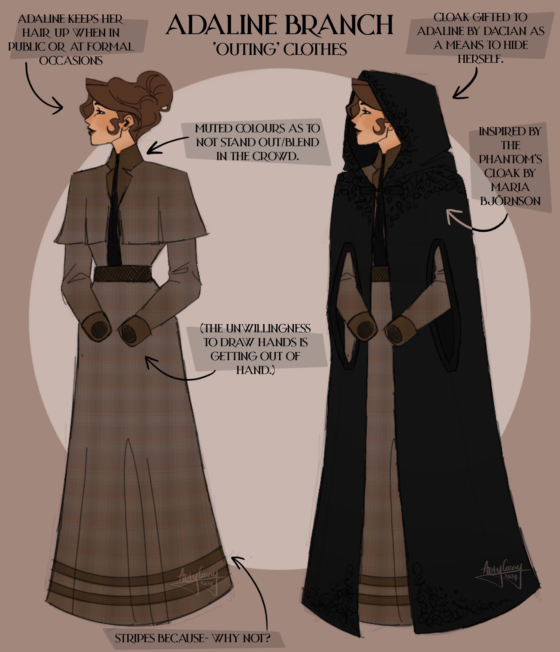 ArtStation - Adaline concept collection - Child Of The Night