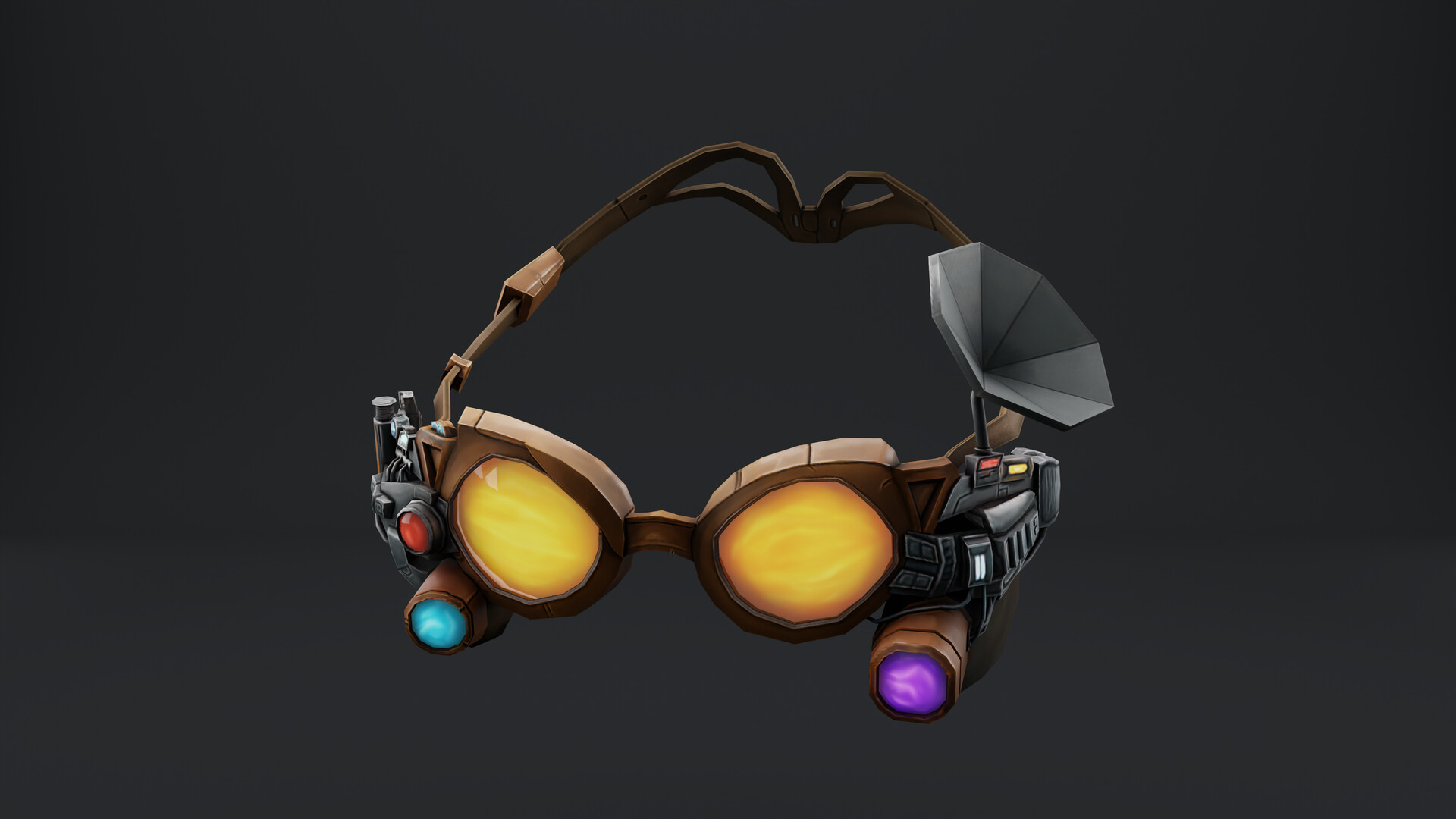 ArtStation - Hand Painted mechanic Glasses