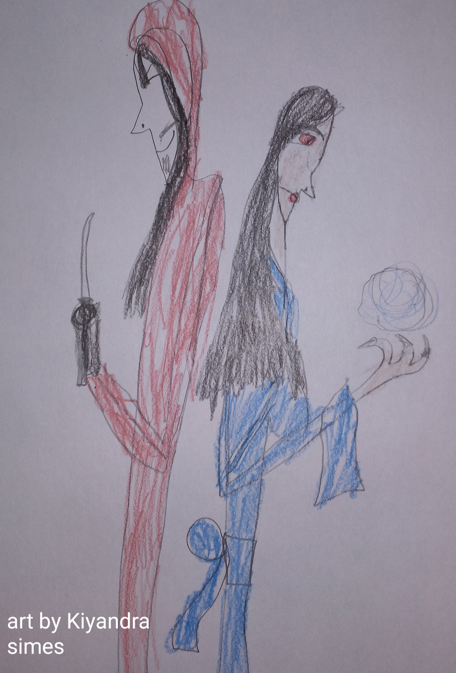 ArtStation - Aka Manto X Yuki Onna (Chilla's Art Artwork)