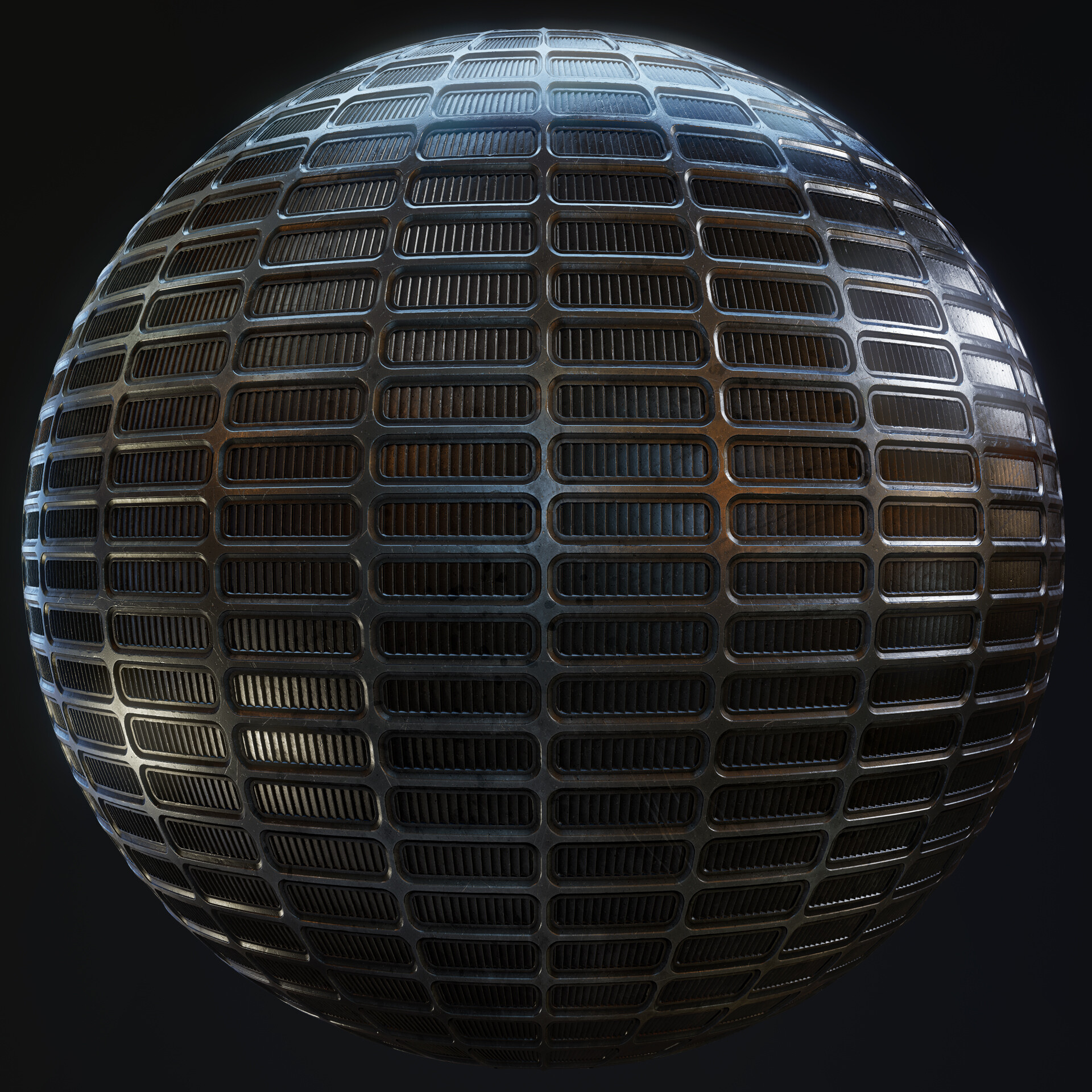 ArtStation - Metal Vents PBR Material