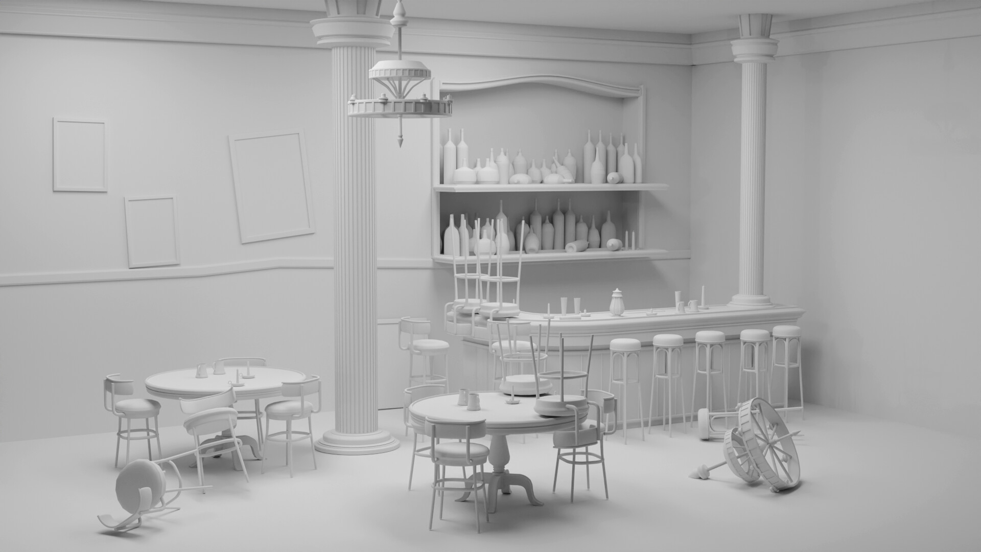 ArtStation - Pub Themed Scene