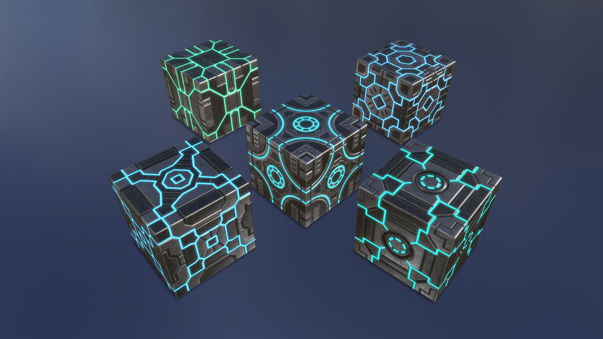 Iryna Nikitina - Sci-Fi Cubes