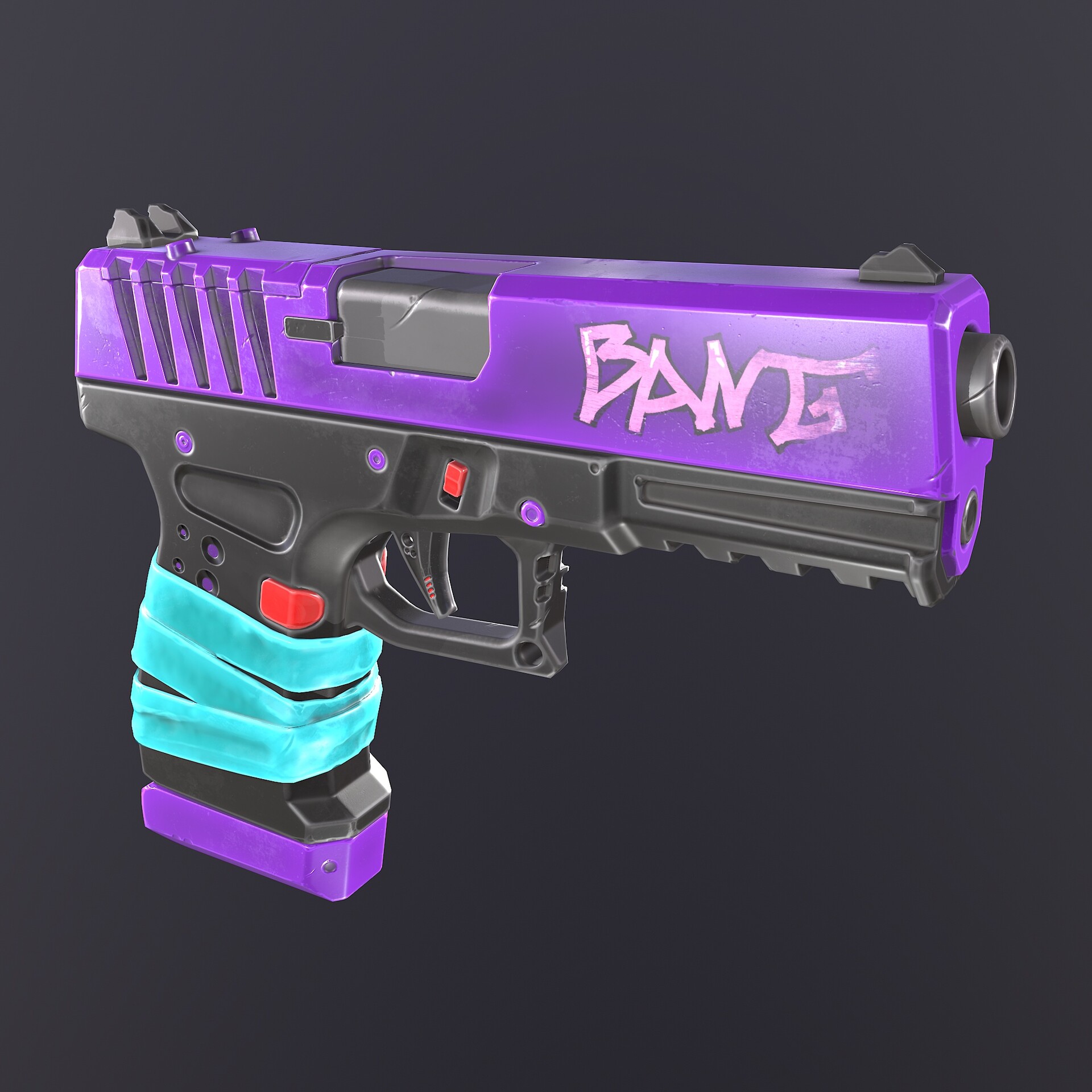 ArtStation - Stylized Gun