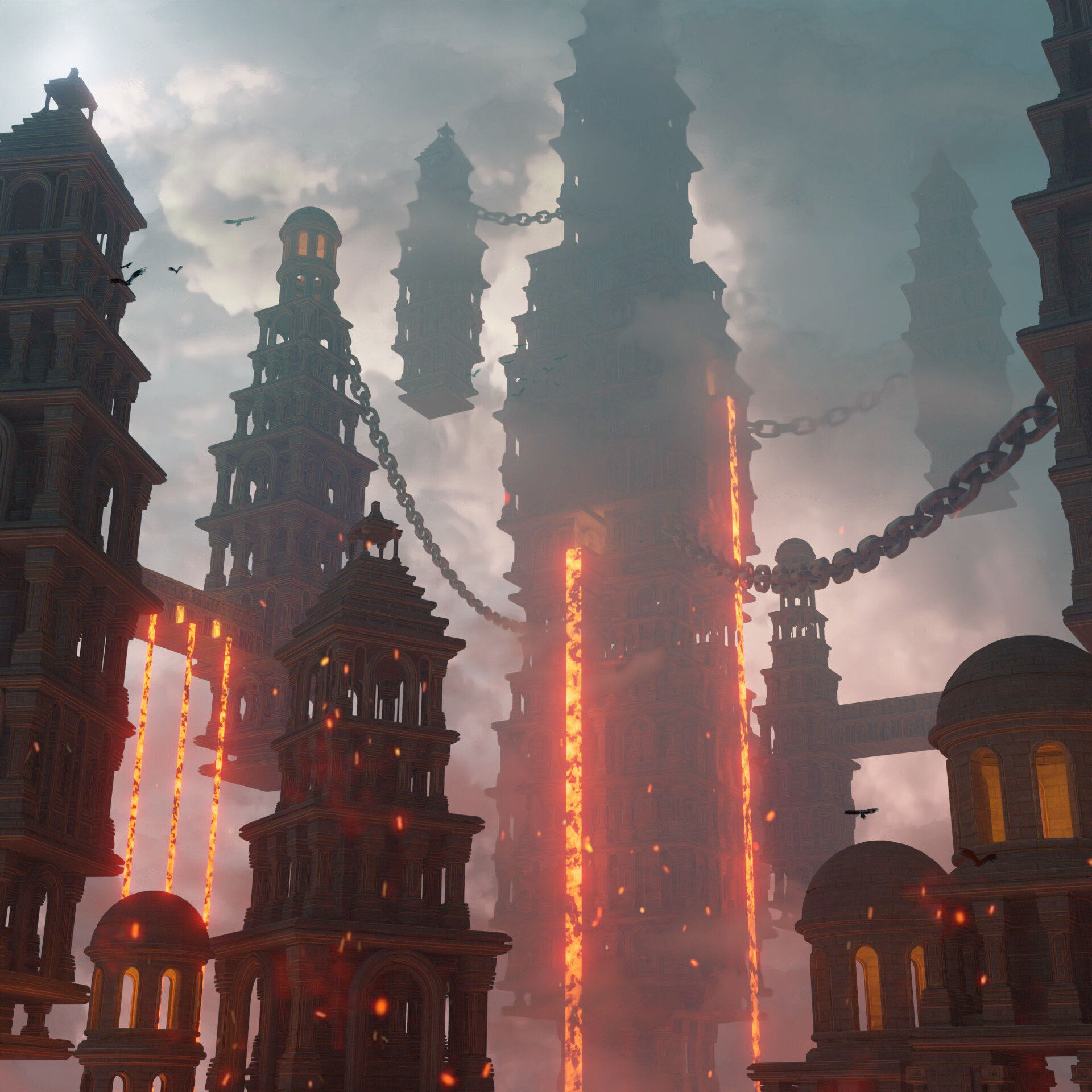 ArtStation - Volcano Manor