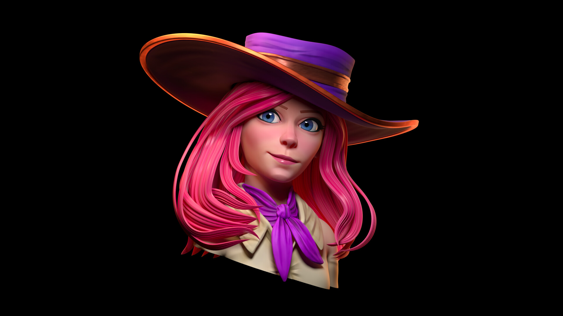 ArtStation - Stlized Girl