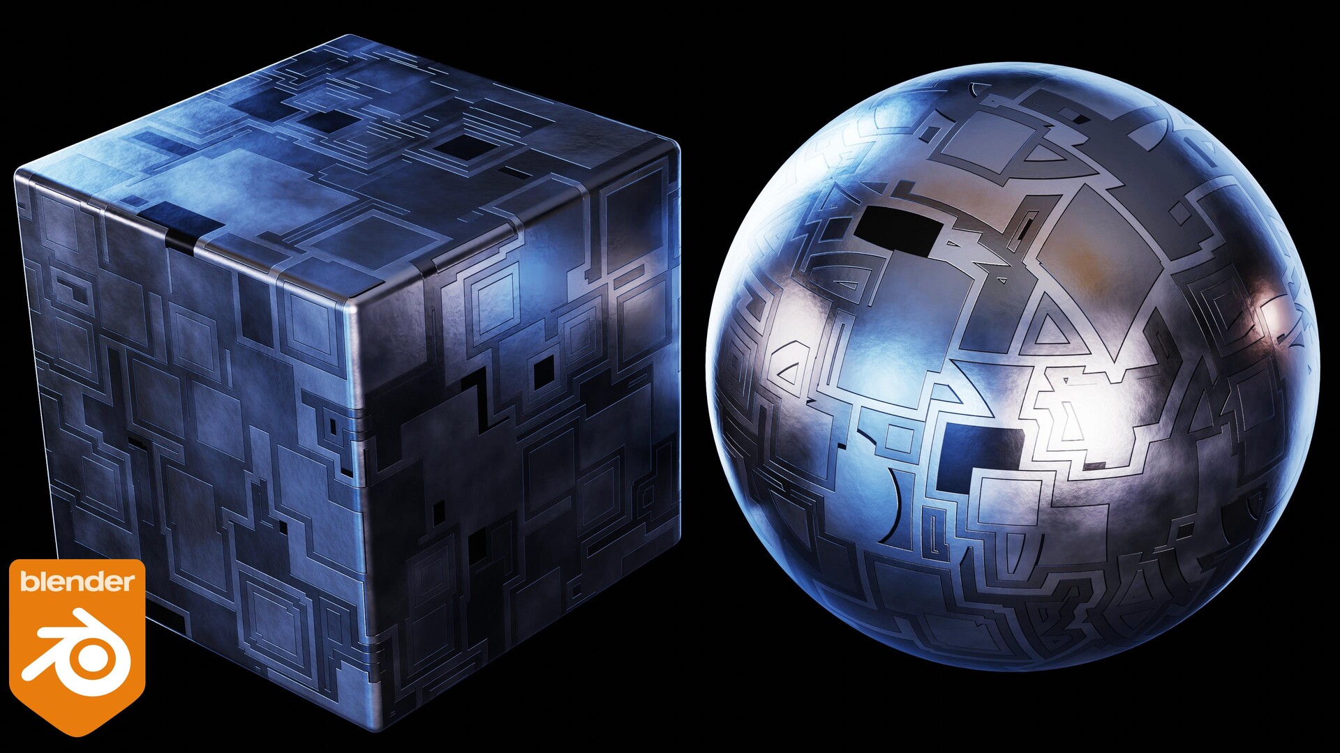 Ryan King - Easy Sci-Fi Metal Greeble Material (Blender Tutorial)