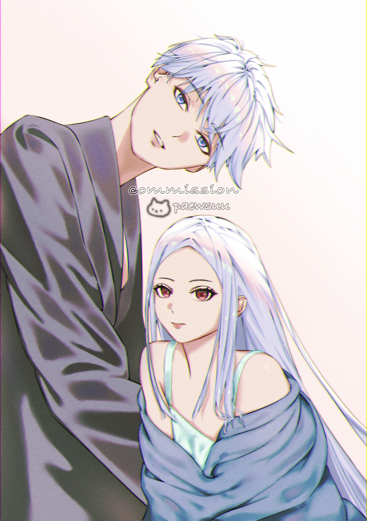 ArtStation - oc commission couple art