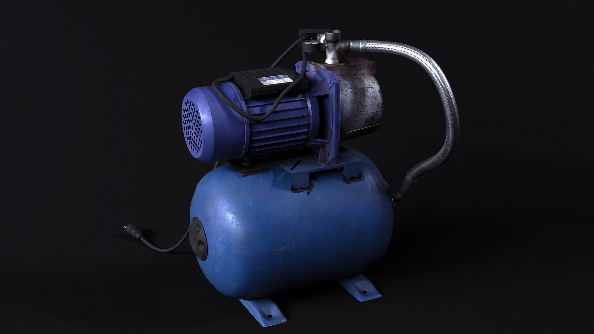 ArtStation - Old Water Booster Pressure Pump